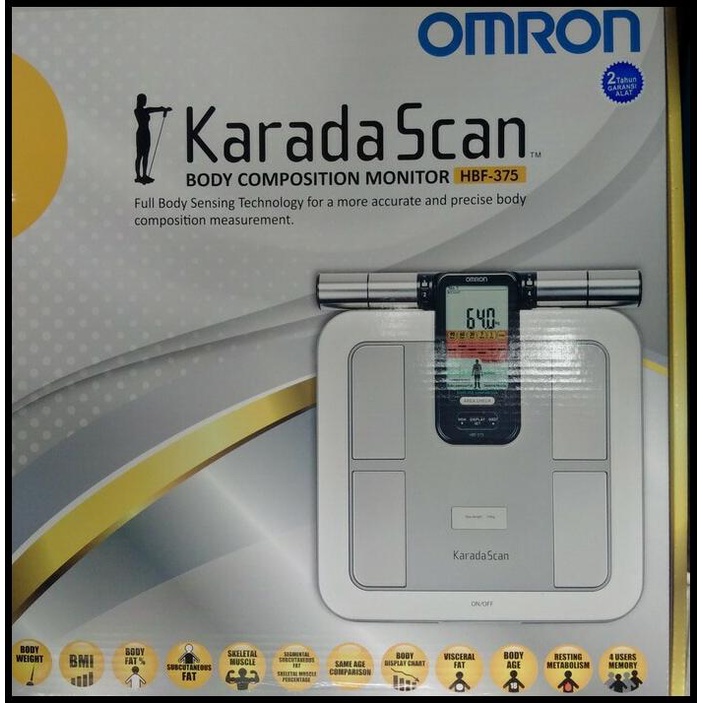 Jual Timbangan Omron Hbf 375 Karada Scan | Shopee Indonesia
