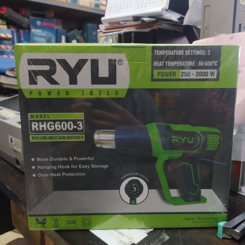 Jual RYU Heat Gun 250-2000w RHG-600-3 | Shopee Indonesia