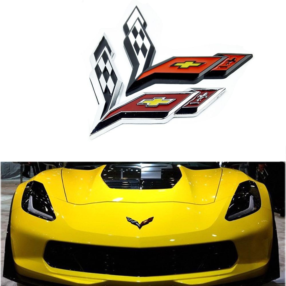 Jual Emblem exclusive chevy chevrolet 60 years Corvette captiva spin ...