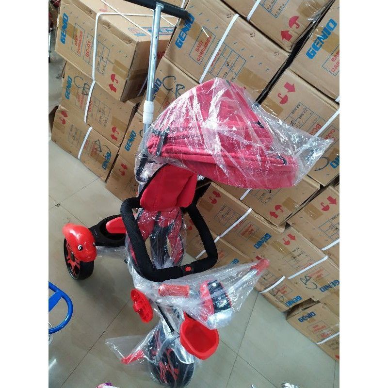 Jual Sepeda Stroller Genio Roda tiga ready 3 warna sdh dirakit lengkap ...