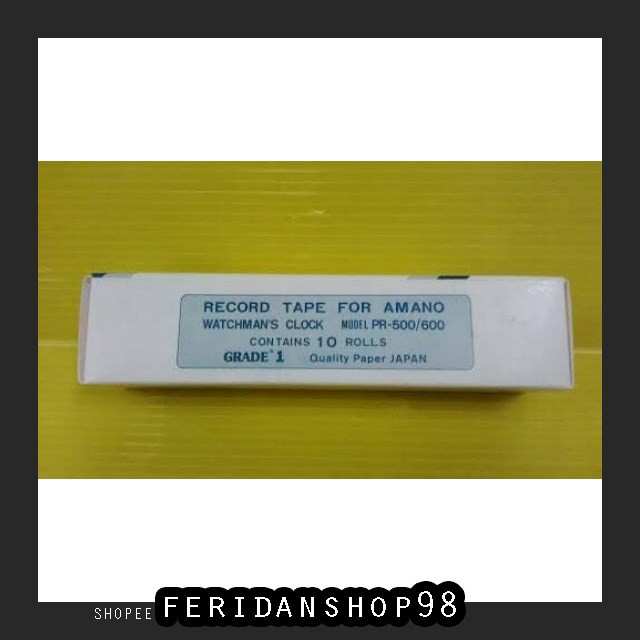 Jual FS1238 KERTAS PRINT & FOTOCOPY LABEL RECORD ATK TAPE KERTAS AMANO ...