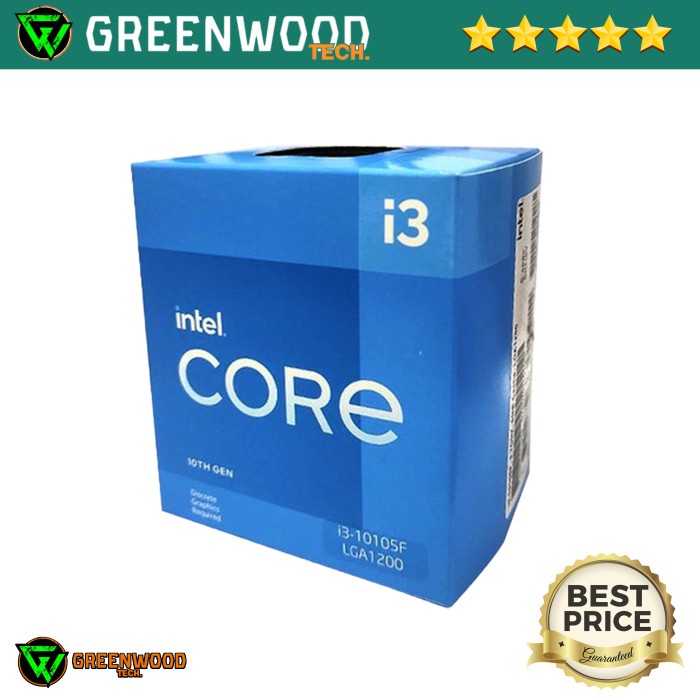 Jual Intel Core i3 10105F 3.6Ghz Up to 4.3Ghz - Socket LGA1200 | Shopee Indonesia