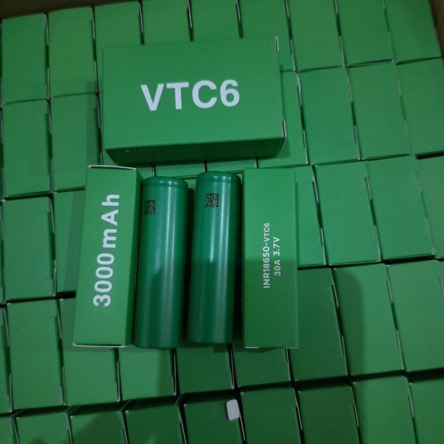 Jual batrei vtc6 authentic Batrai 18650 SoNY VTC6 / VTC 6 3000 MAh 30A ...