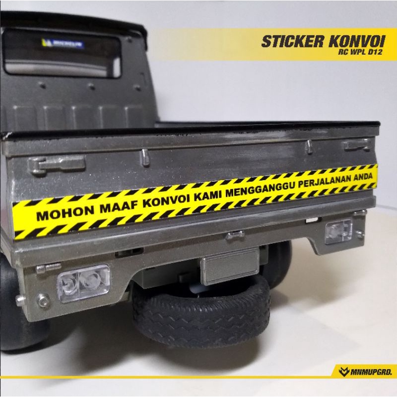 Jual Sticker RC konvoi (mohon maaf konvoi kami mengganggu perjalanan ...