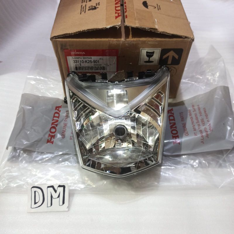 Jual headlamp reflektor lampu depan Beat FI lama 33110-K25-901 asli ...