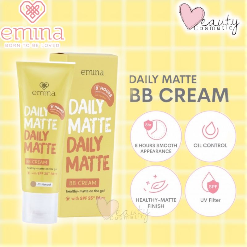 Jual Emina Daily Matte BB Cream 16 g | Shopee Indonesia