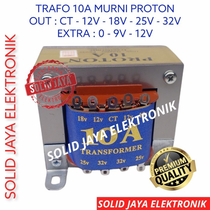 Jual TRAVO TRAFO 10A MURNI CT PROTON 12V 18V 25V 32V 10 A AMPER CT ...