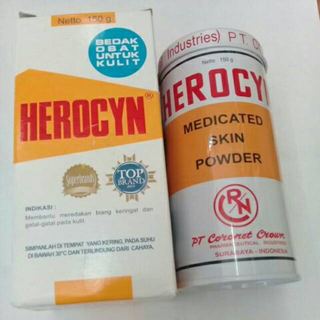 Jual Herocyn medicated skin powder 150g | Shopee Indonesia