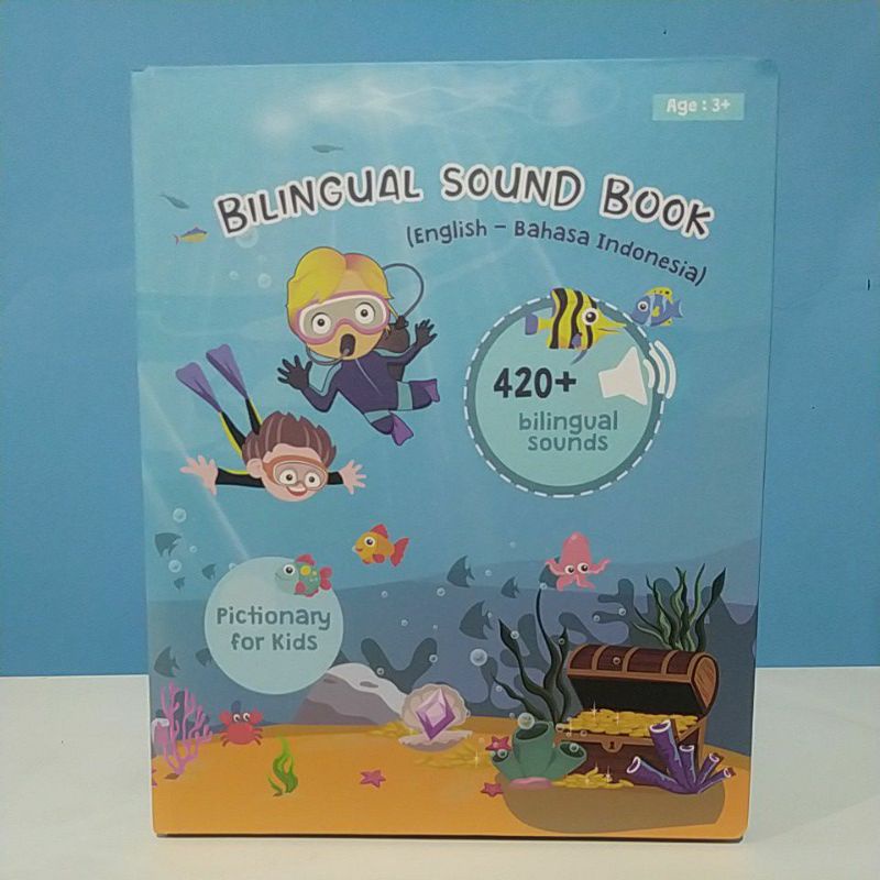 Jual Bilingual Sound Book Happy Fox Pictionary for Kids | Shopee Indonesia