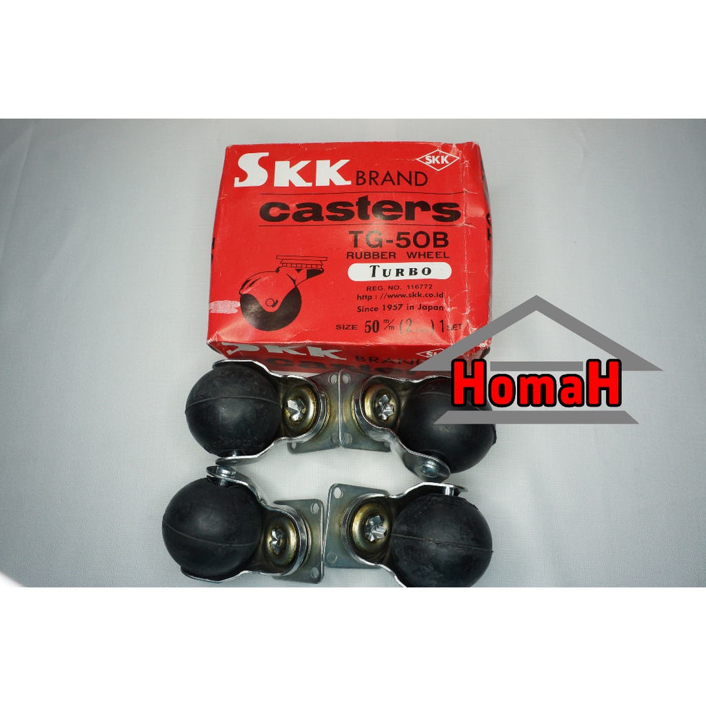 Jual RODA SKK TG-50B TURBO 2" Inch-RUBBER WHEEL-RODA BULAT-RODA ETALASE ...