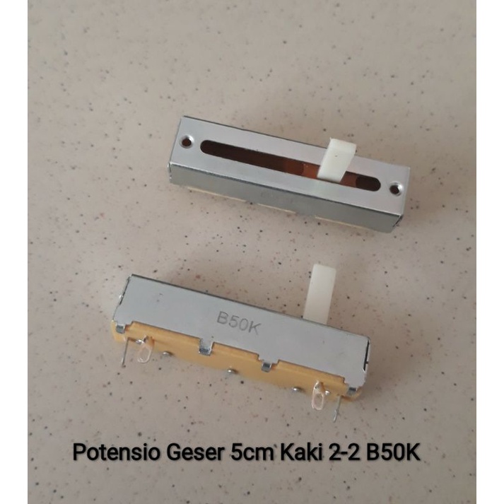 Jual Potensio Geser 5cm Kaki 2-2 B50K | Shopee Indonesia
