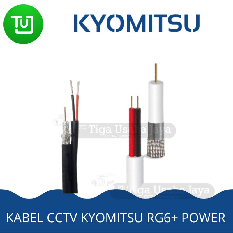 Jual Kabel CCTV RG6 + Power Kyomitsu Per Rol | Shopee Indonesia
