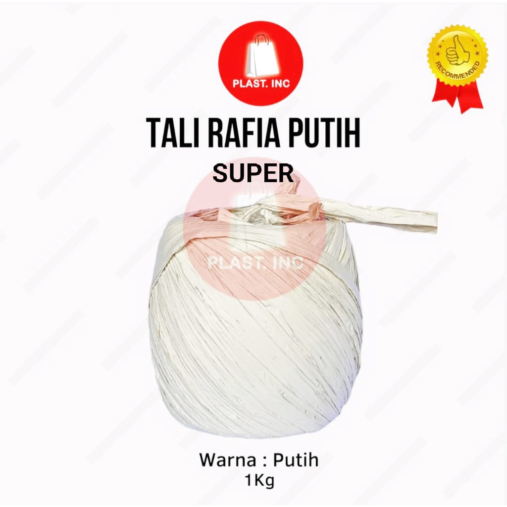 Jual TALI RAFIA / TALI PACKING / TALI GULUNG WARNA PUTIH | Shopee Indonesia