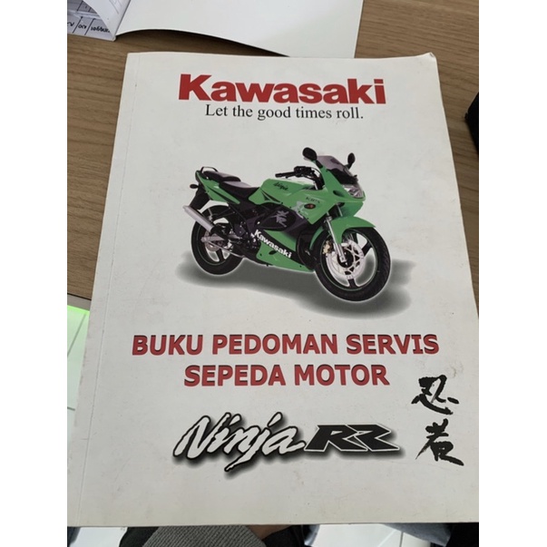 Jual Manual Book Ninja RR (Pedoman Servis Mekanik Bengkel Resmi) | Shopee Indonesia