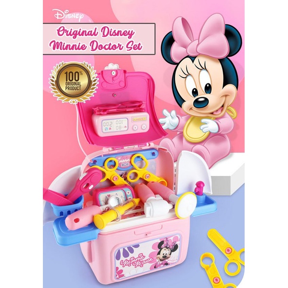 Jual Mainan Dokter Koper Minnie Doctor Set Backpack | Shopee Indonesia