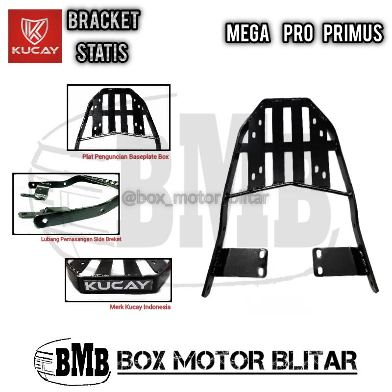 Jual Breket Kucay Statis Bracket Box Motor Honda Megapro Mega Pro ...