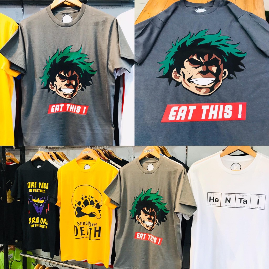 Jual KAOS DEKU ALLMIGHT GREY BOKU NO HERO ACADEMIA | Shopee Indonesia
