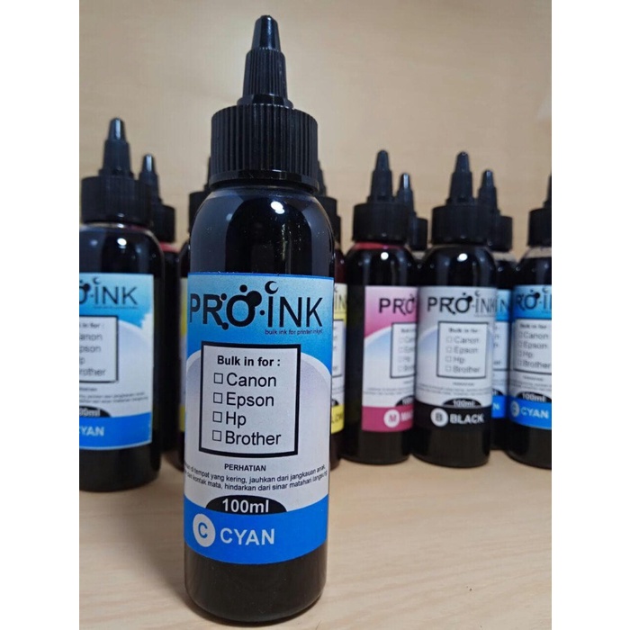 Jual TINTA PRO INK UNTUK HP WARNA CYAN | Shopee Indonesia