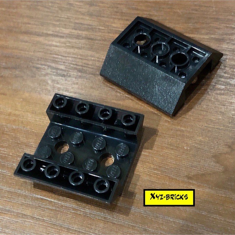 Jual LEGO PARTS 4658977 - Roof Tile 4x4 45 Degrees Inverted Black ...