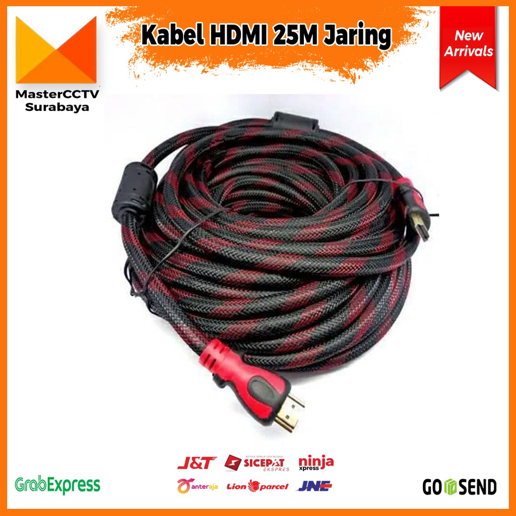 Jual Kabel HDMI 25M Jaring Kabel HDMI 25 Meter Kabel HDMI to HDMI Murah ...