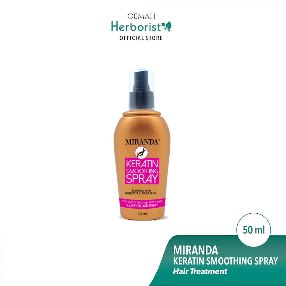 Jual Miranda Keratin Smoothing Spray (Perawatan Rambut) 50ml | Shopee ...