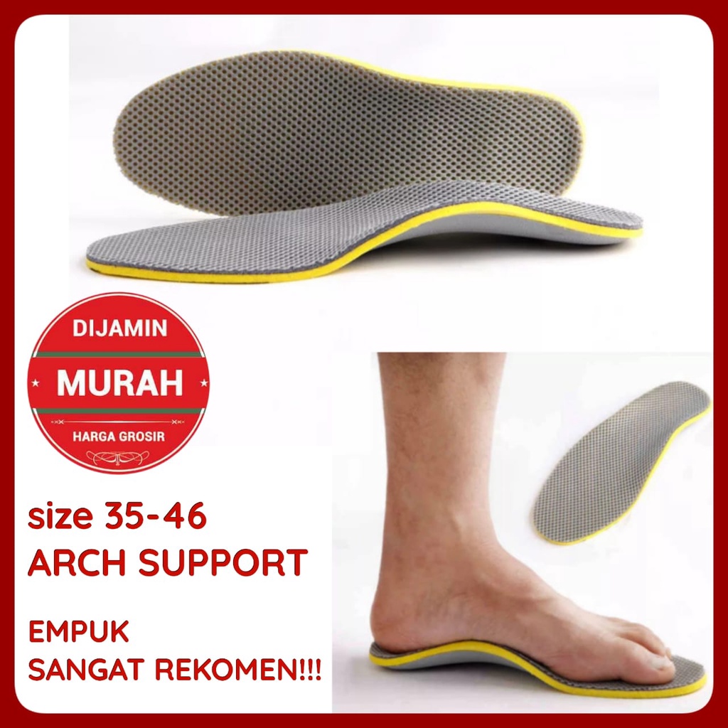 Jual INSOLE SEPATU ARCH SUPPORT ALAS SEPATU OLAHRAGA INSOLE SEPATU PRIA ...