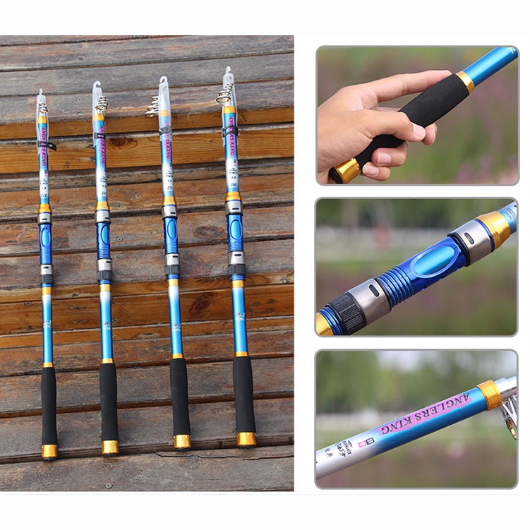 Jual Yuelong Joran Pancing Antena Portable Telescopic Epoxy Resin 2.1M ...