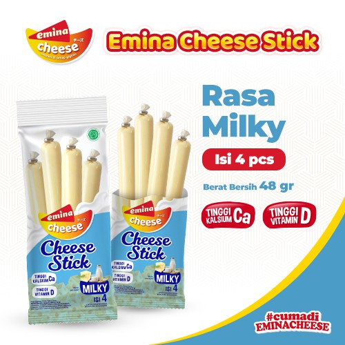 Jual EMINA Cheese Stick Milky 4pcs x 12gr | Shopee Indonesia