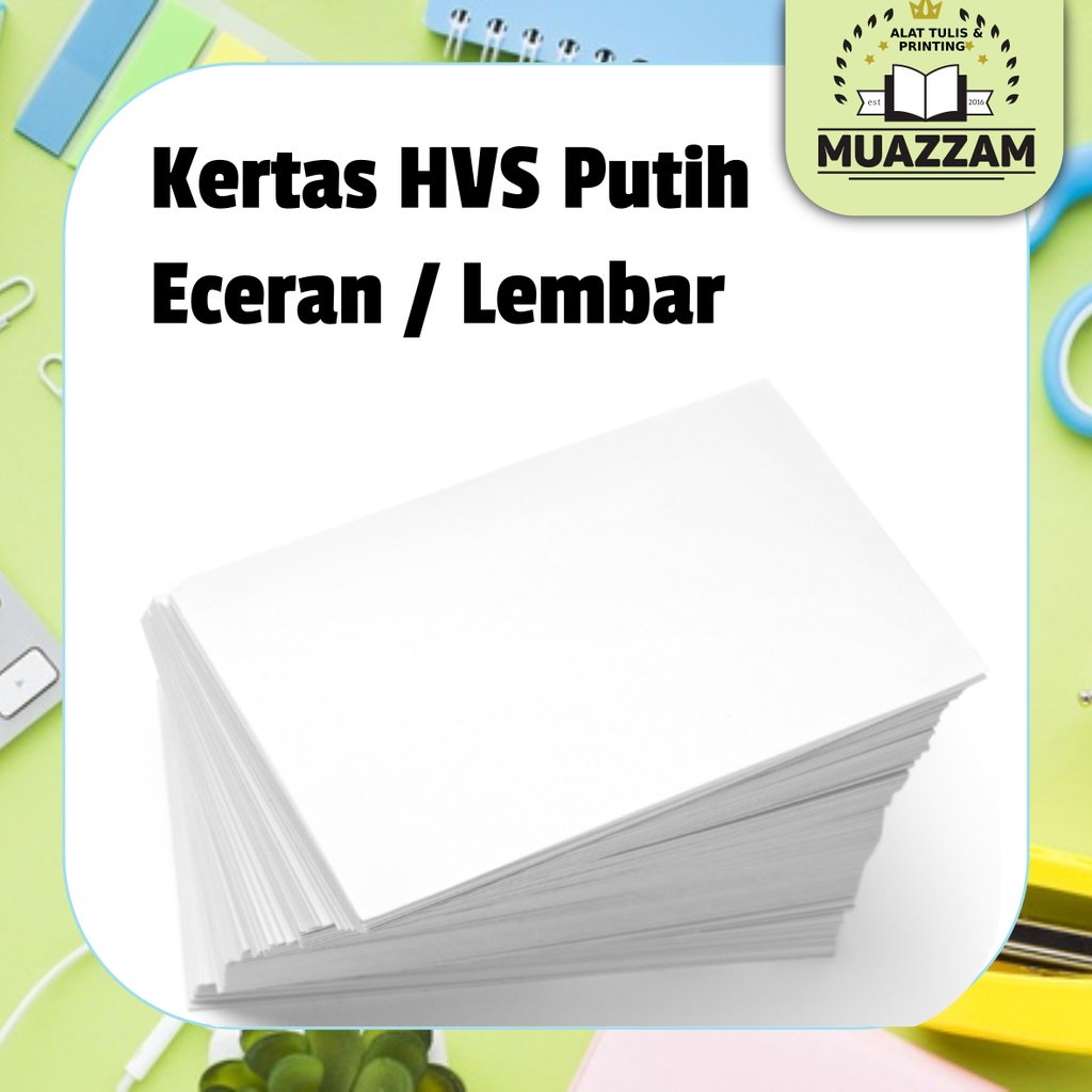 Jual Kertas HVS Putih Eceran Per 1 Lembar | Shopee Indonesia