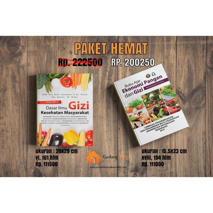 Jual Buku PAKET HEMAT BUKU PANGAN DAN GIZI | Shopee Indonesia