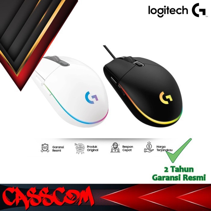 Jual Mouse Gaming Logitech G102 V2 Lightsync RGB - White | Shopee Indonesia