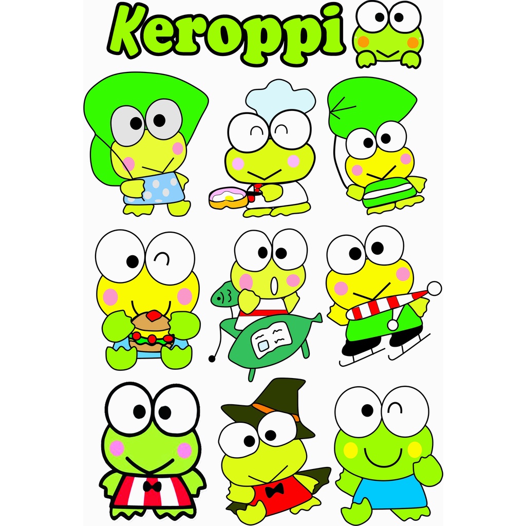 Jual Sticker Graftac Cutting KEROPPI Size 8 cm | Shopee Indonesia