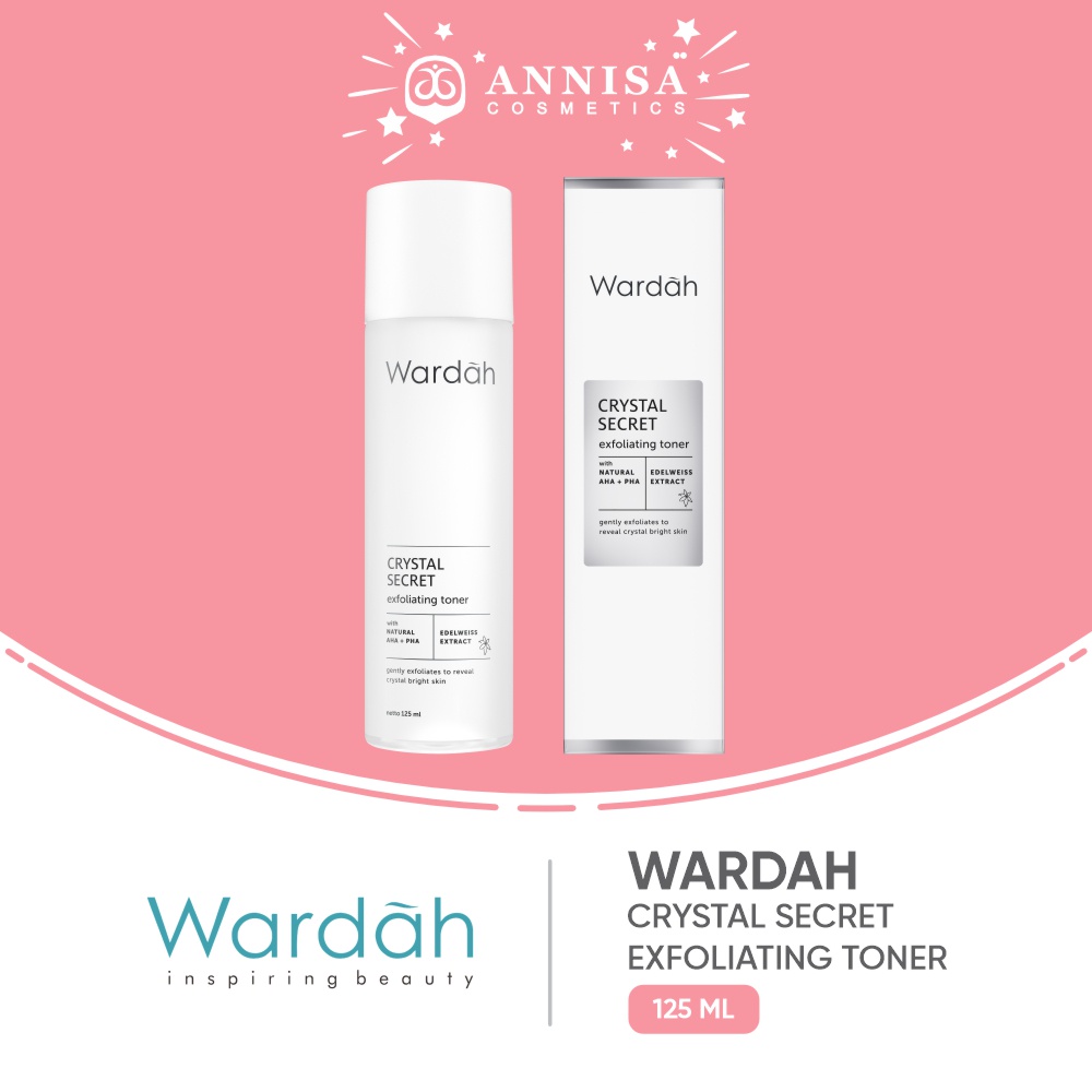 Jual Wardah CRYSTAL SECRET Exfoliating Toner 125ml | Shopee Indonesia