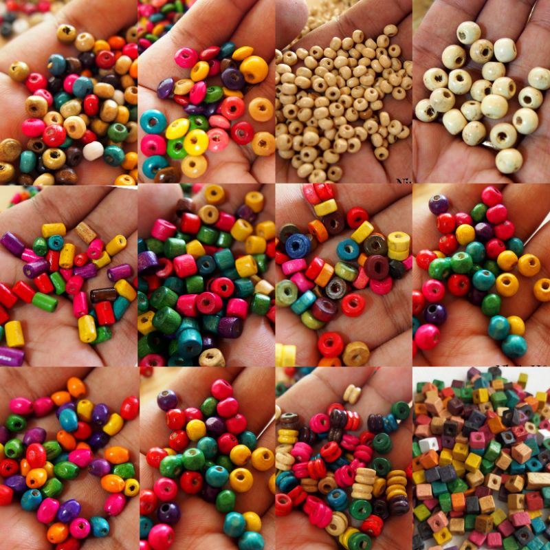 Jual Aneka Mote Kayu Warna Warni - montee kayu Warna - Monte warna ...