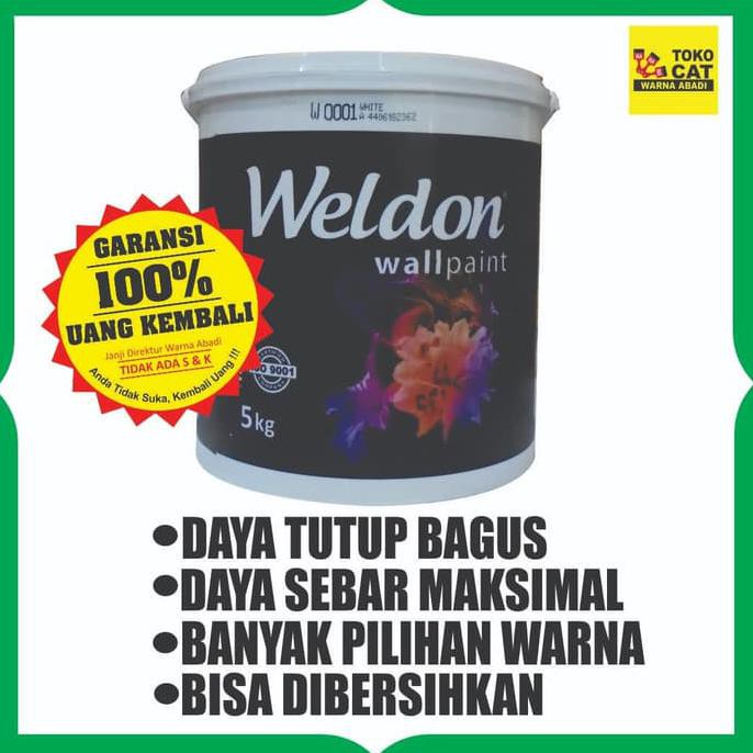 Jual CAT TEMBOK WELDON 5 KG PROMO | Shopee Indonesia