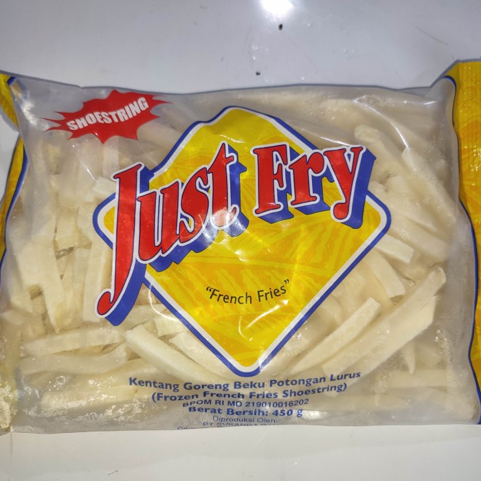 Jual Kentang frozen French Fries merk Just Fry Shoestring Potongan ...