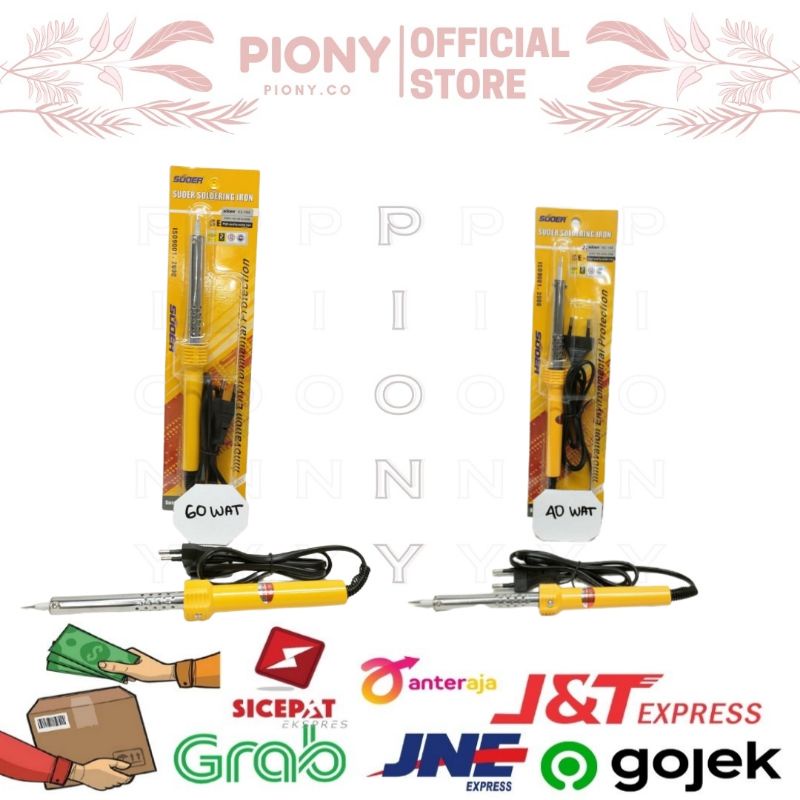 Jual SOLDER TIMAH LISTRIK / SOLDERING IRON 40W DAN 60W / SOLDER KAYU ...