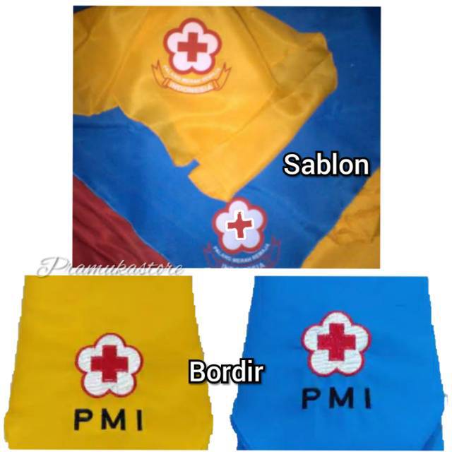 Jual Bijian syal pmr madya / syal PMR wira / syal pmi madya / slayer ...