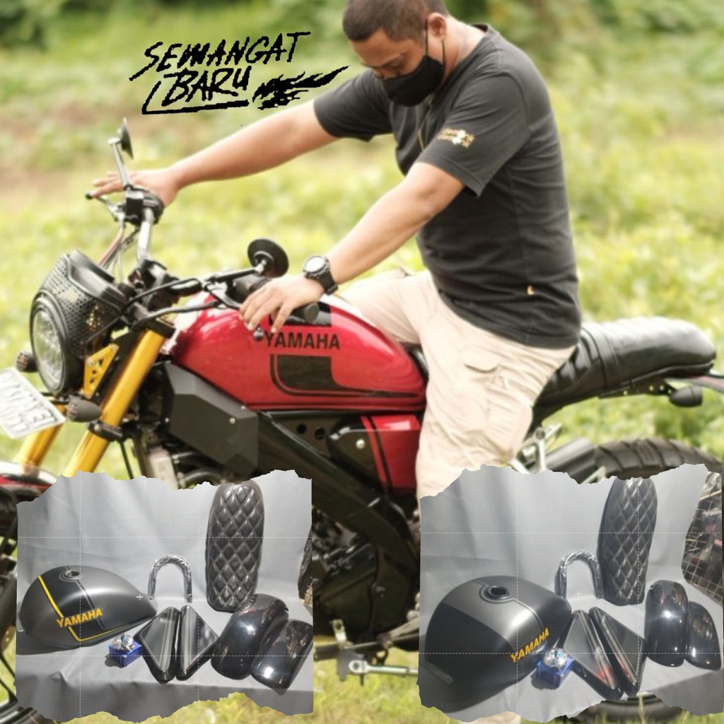 Jual PAKET JAPSTYLE VIXION NEW LIGHTENING MINIMALIS HITAM LIS ...