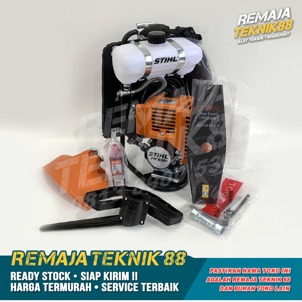 Jual MESIN POTONG RUMPUT GENDONG 2 TAK / STIHL FR3001 ORIGINAL / BRUSH CUTTER / LENGKAP GAGANG ...