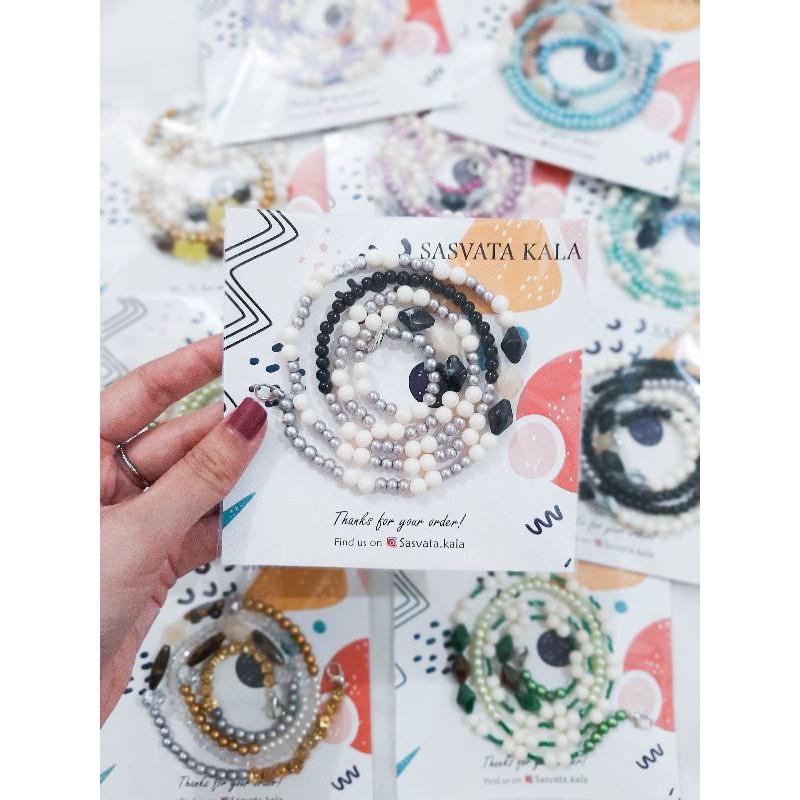 Jual Tali Masker Manik-manik / Beaded Mask Strap (Nararya Kalo ...