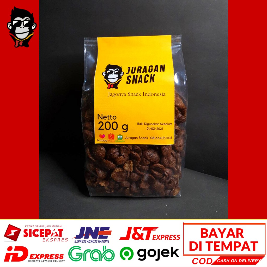 Jual COCO CRUNCH Makanan Ringan Snack Camilan Jajanan kokokrunch 200 g ...