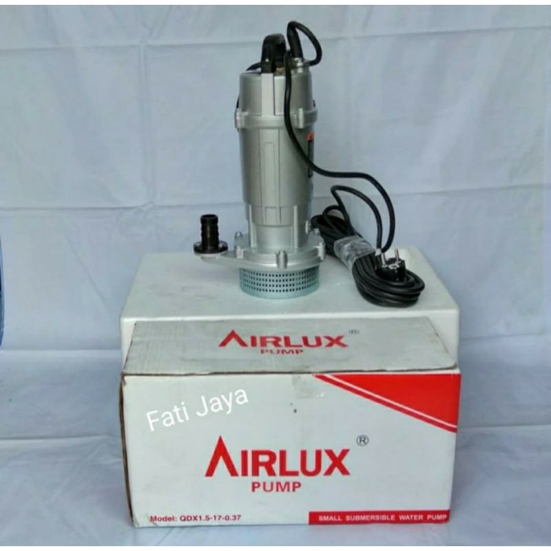 Jual Pompa Celup Airlux Almunium QDX1.5-17-0.37 Pompa celup air Kolam ...