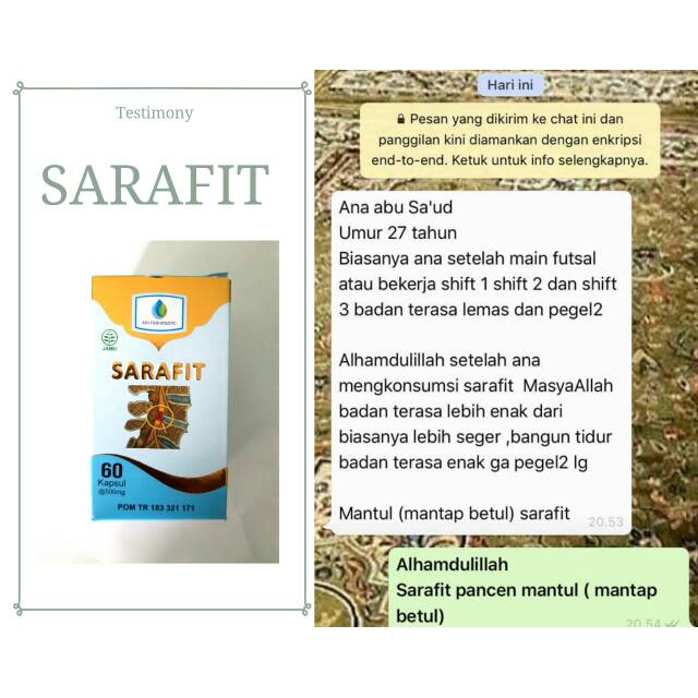Jual SARAFIT solusi syaraf sendi dan tulang | Shopee Indonesia