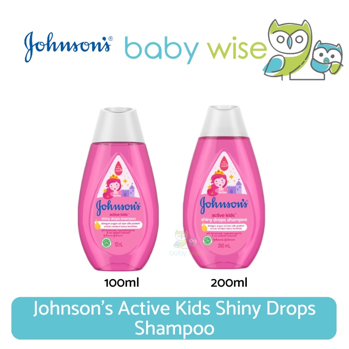 Jual Johnson's Active Kids Shiny Drops Shampoo - Shampo Anak Bayi ...
