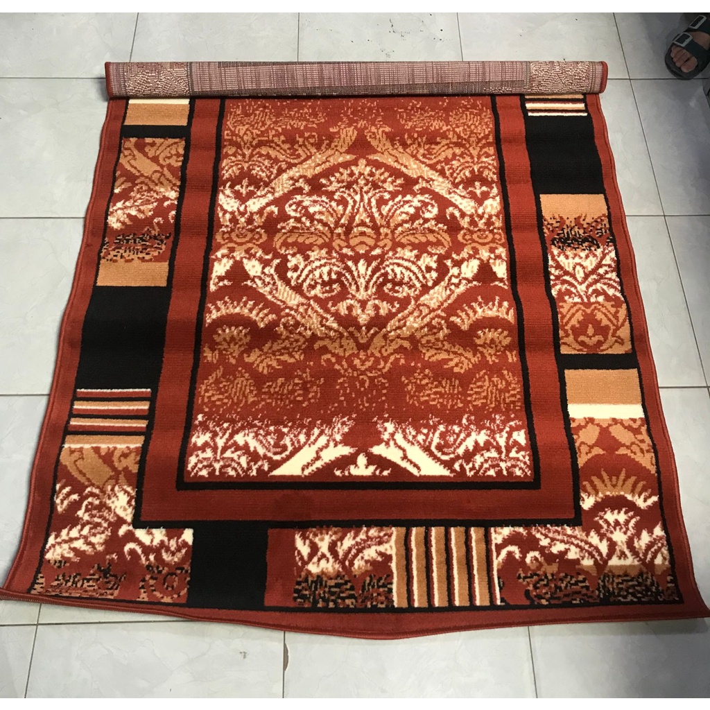 Jual KARPET MODERNO KHUSUS M0TIF 02051 RUST UK 115X155 | Shopee Indonesia