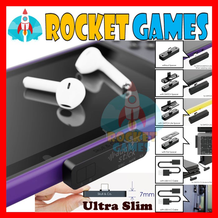 Jual Skull & Co AudioStick Bluetooth 5.0 Route Air for N Switch, PS4 ...