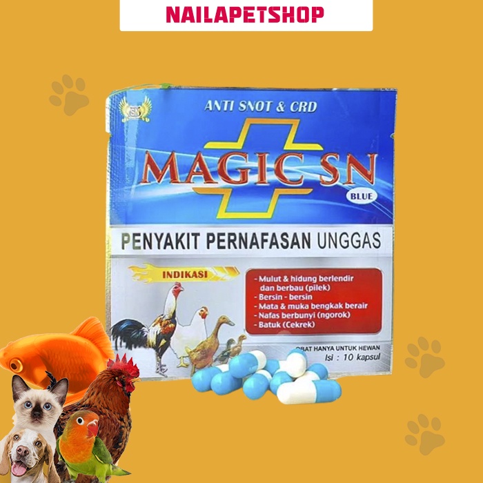 Jual MAGIC SN BIRU ANTI SNOT CDR OBAT AYAM UNGGAS PENYAKIT PERNAFASAN ...
