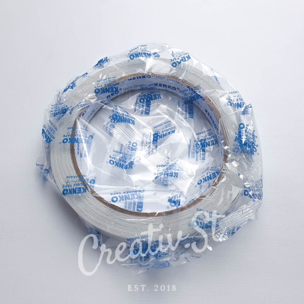 Jual KENKO Double Tape 12 Mm Blue Core Solasi Dua Sisi Perekat | Shopee ...