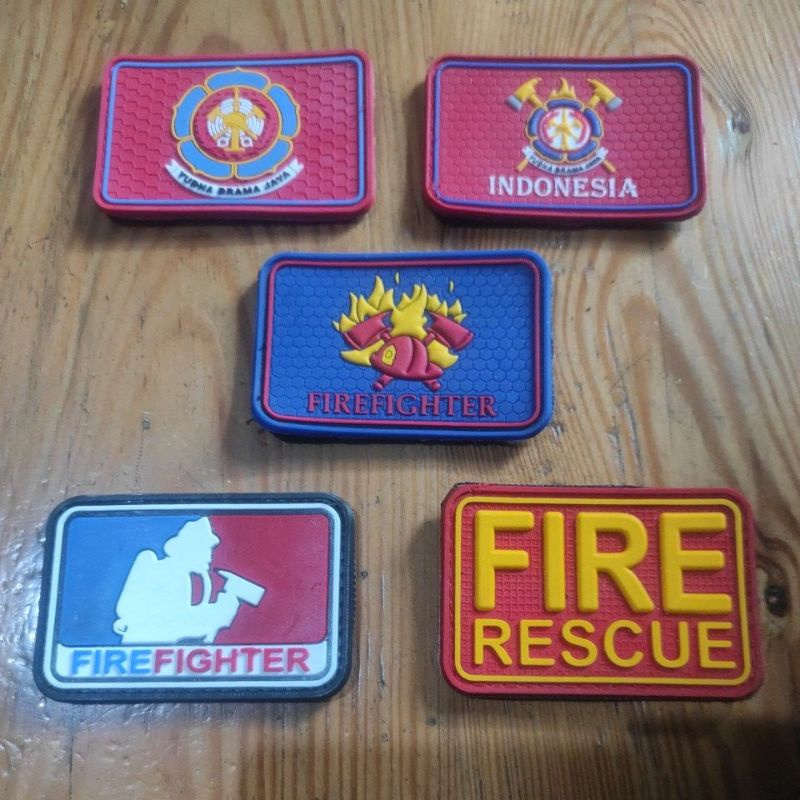 Jual Patch Rubber Logo Damkar/Pemadam Kebakaran | Shopee Indonesia